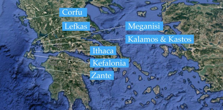 History of the Ionian Islands - Seafarer Cruising & Sailing Holidays
