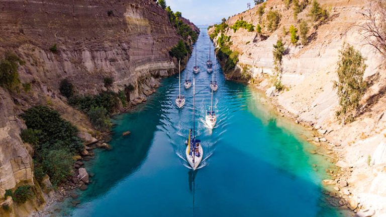 Corinth Canal & Saronic Gulf Flotilla - Seafarer Cruising & Sailing ...